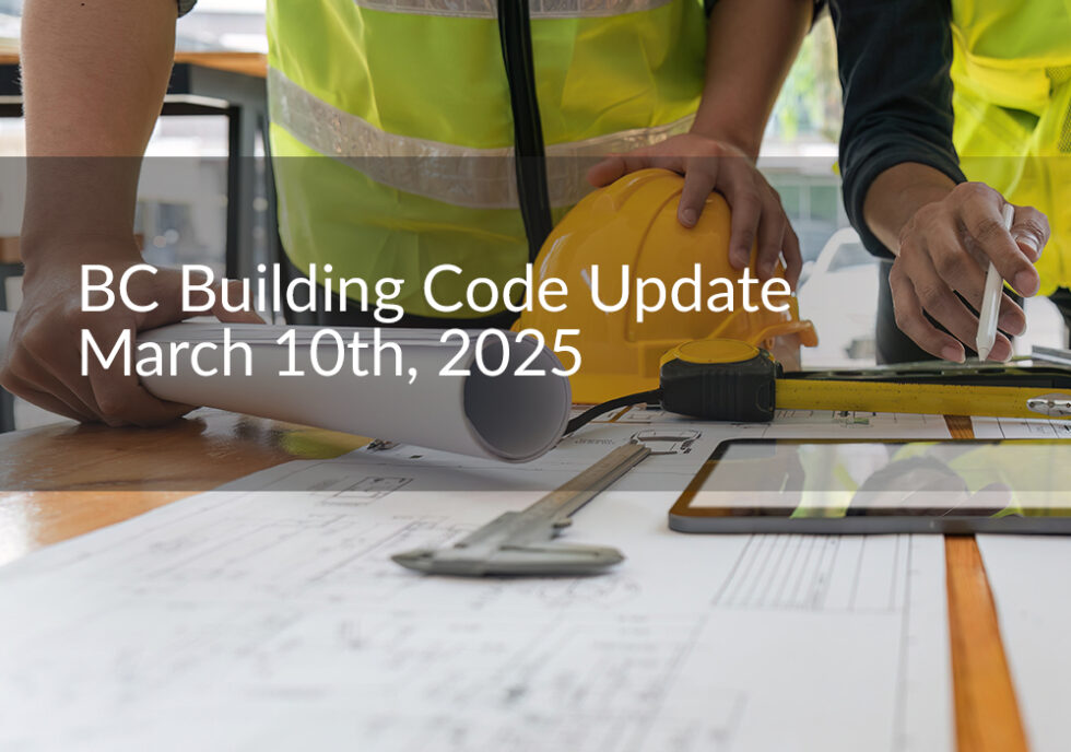 BC Building Code Update for 2025 Projects